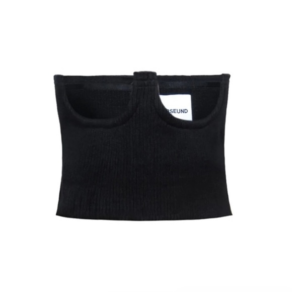 Orseund Iris | Tops | Nwot Orseund Iris Black Ribbed Under Bust Corset ...